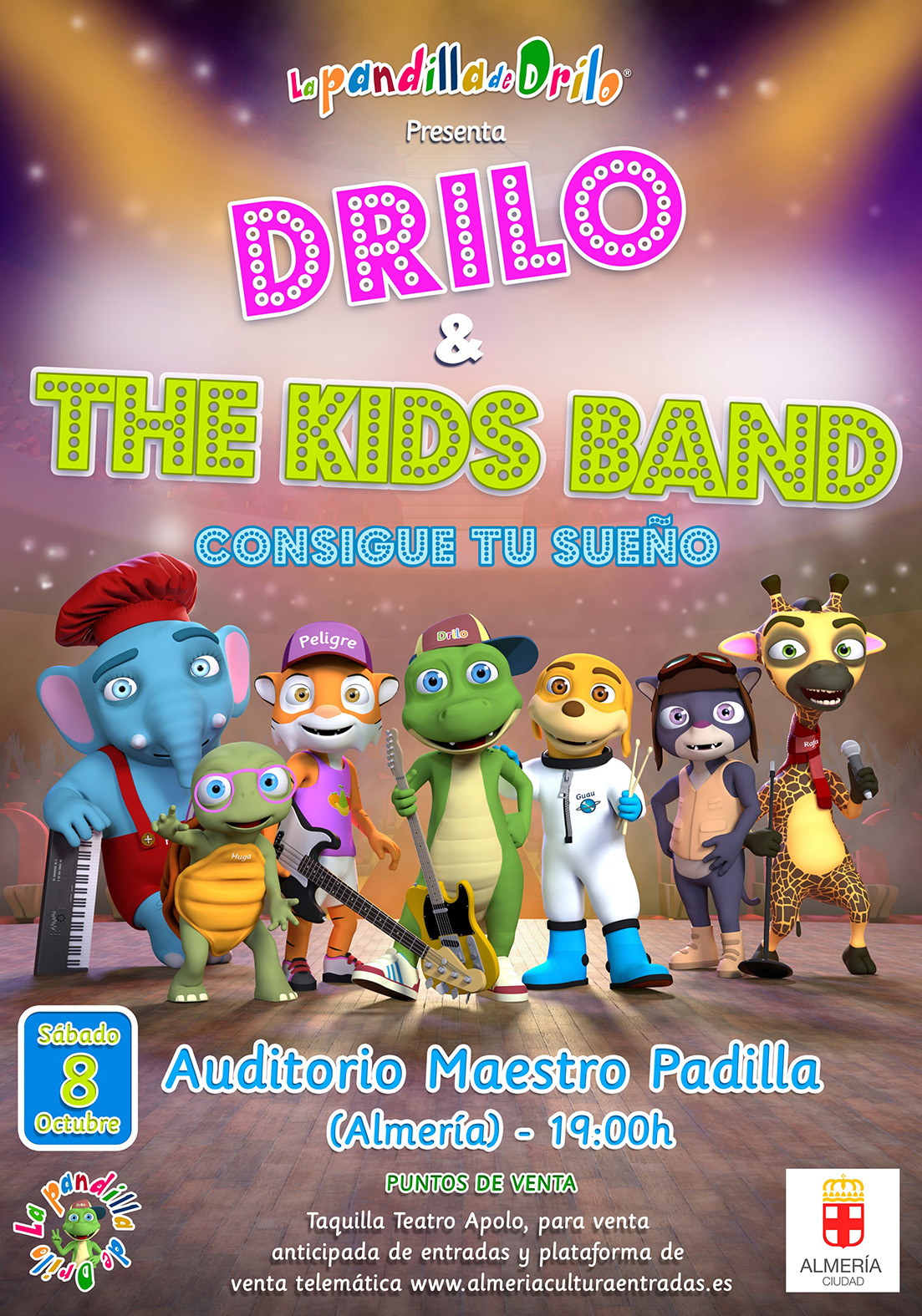 La Pandilla de Drilo llega el sábado al Auditorio de Almería con música ...